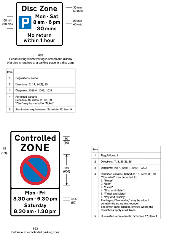 pay and display car park ticket. Contravention Code 82